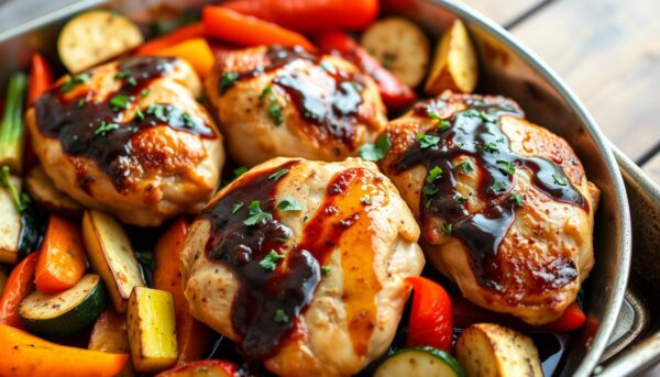 Balsamic Chicken Bake: Easy One-Pan Dinner