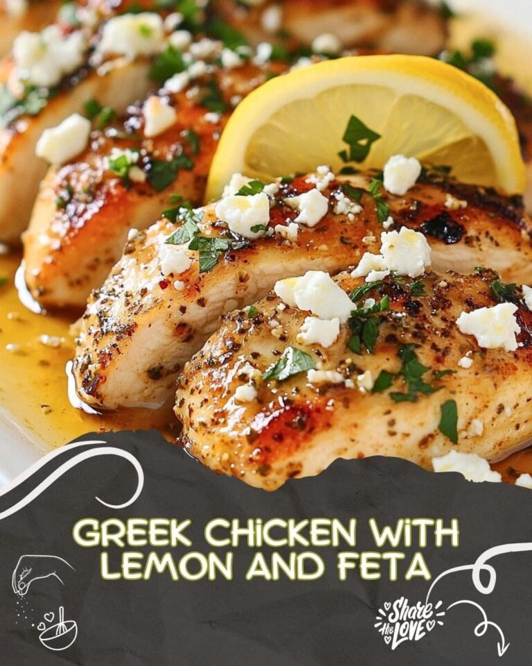 Zesty Greek Chicken with Lemon and Feta - Luscious Recipes