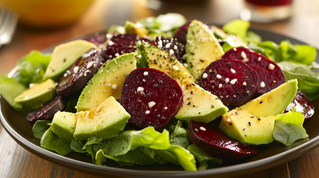 Vibrant Salad with Roasted Beets and Avocado