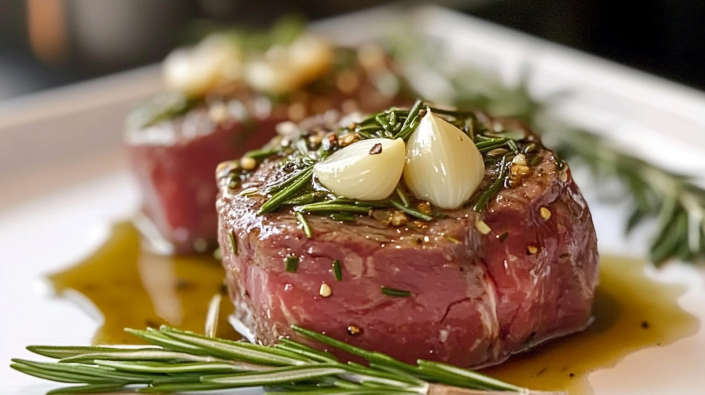 Rosemary Garlic Marinated Beef Tenderloin Recipe