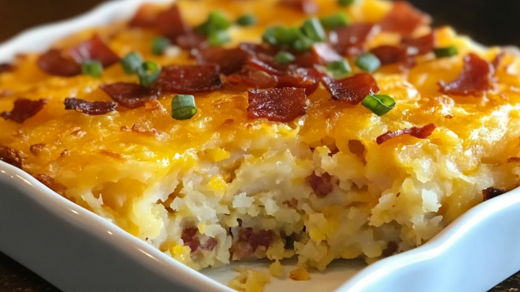 Loaded Hash Brown Breakfast Casserole
