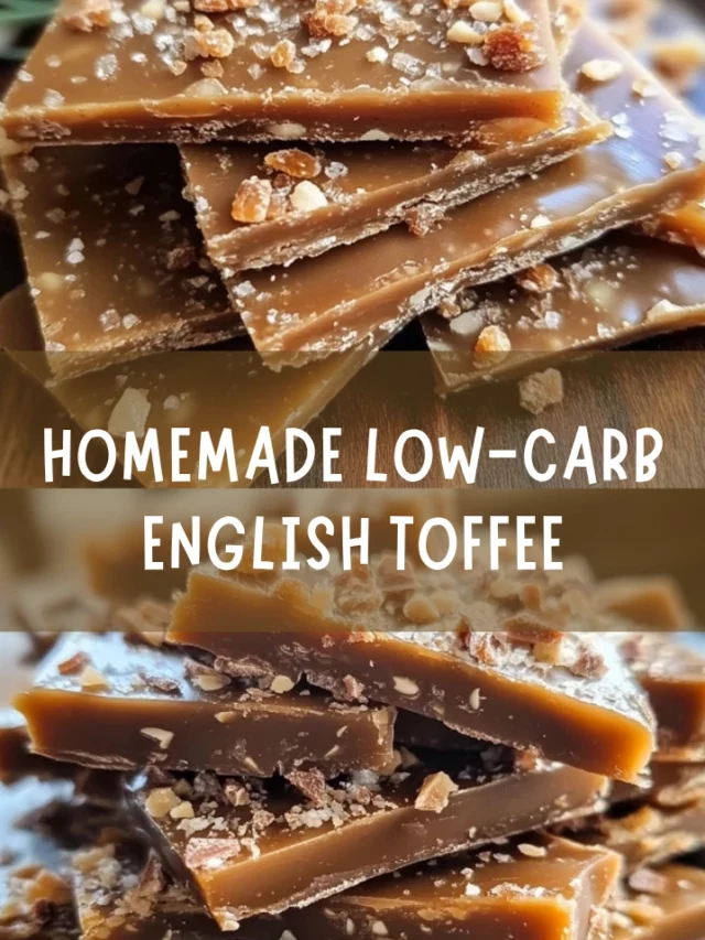 Homemade Low-Carb English Toffee