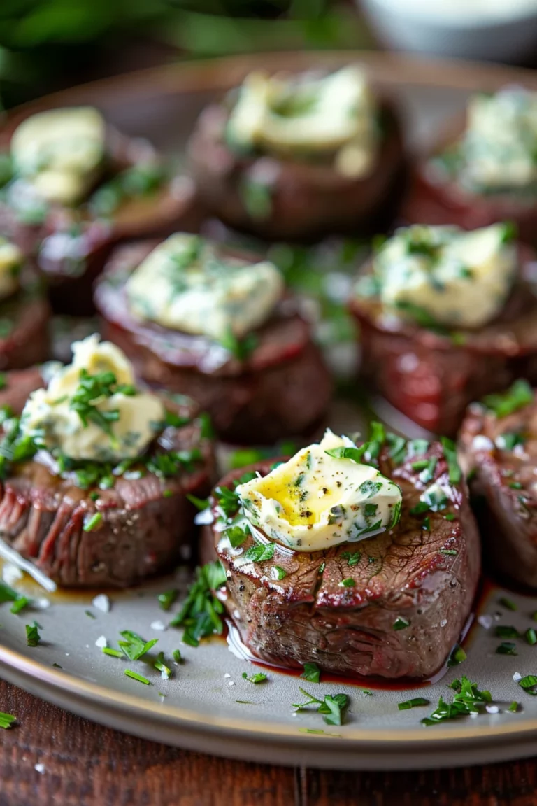 Summer Herb Cowboy Butter Venison Backstrap Medallions: Flavor ...