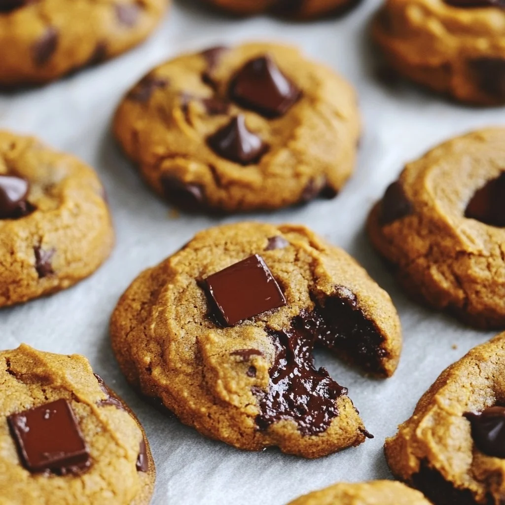 Chewy Pumpkin Chocolate Chip Cookies