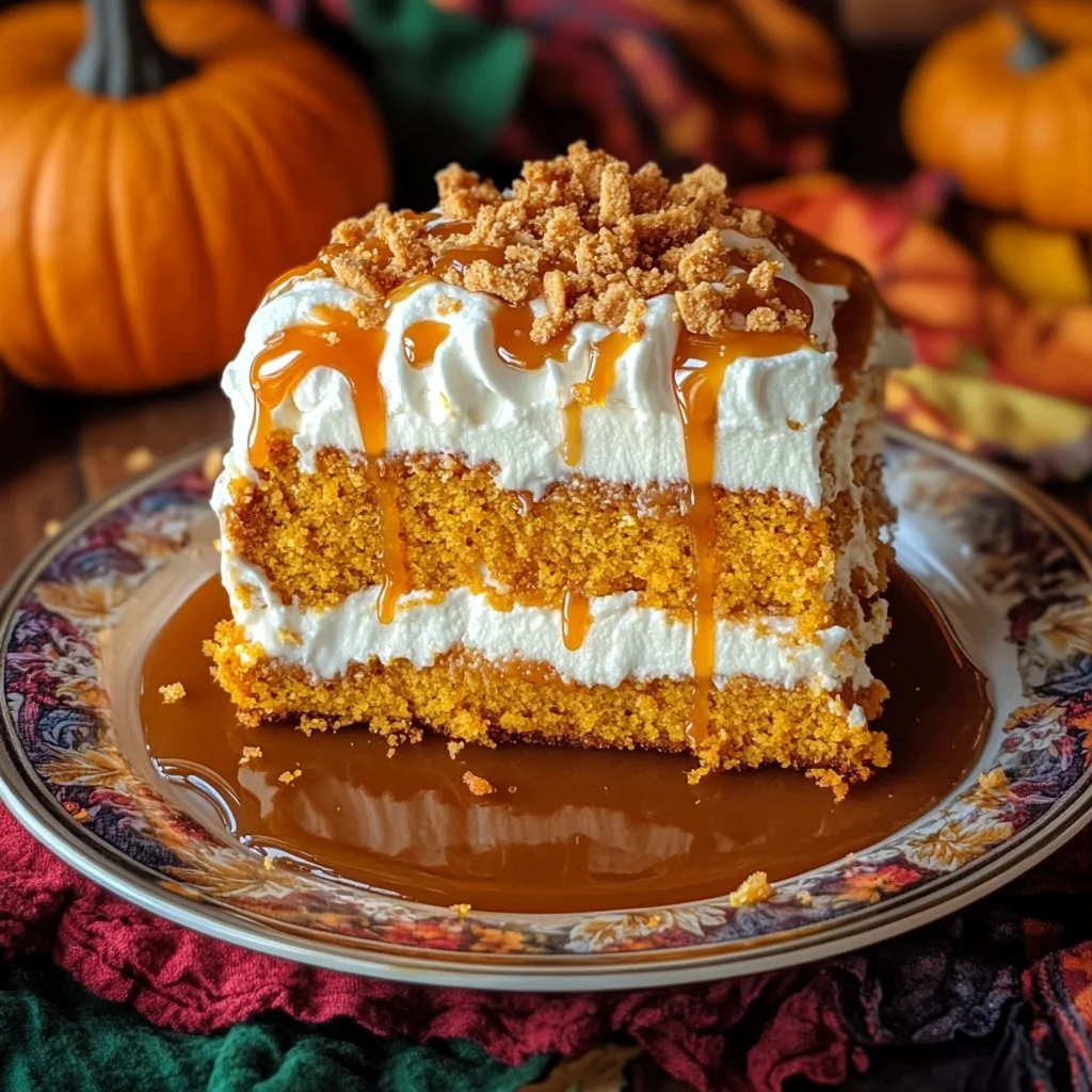 Pumpkin Snickerdoodle Snack Cake