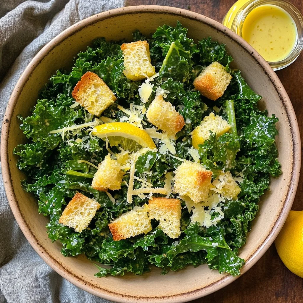 Lemon Parm Kale Salad