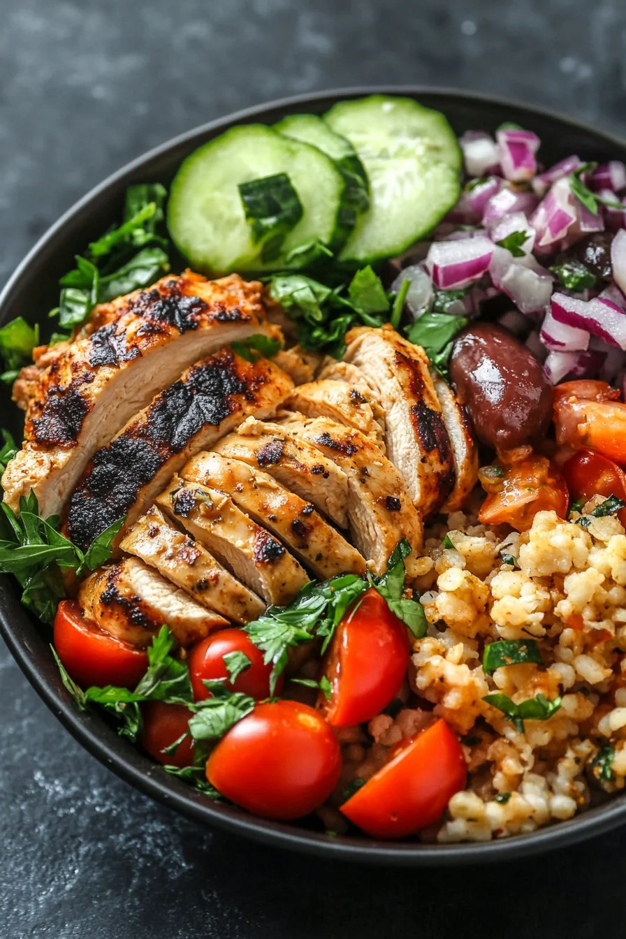 Mediterranean Chicken Bowl