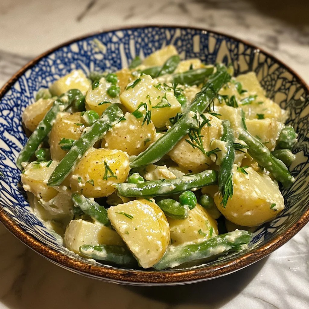 Creamy Green Bean Potato Salad