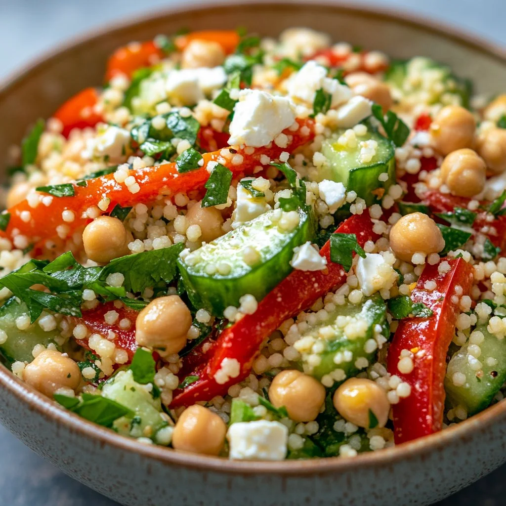 Healthy Mediterranean Couscous Salad